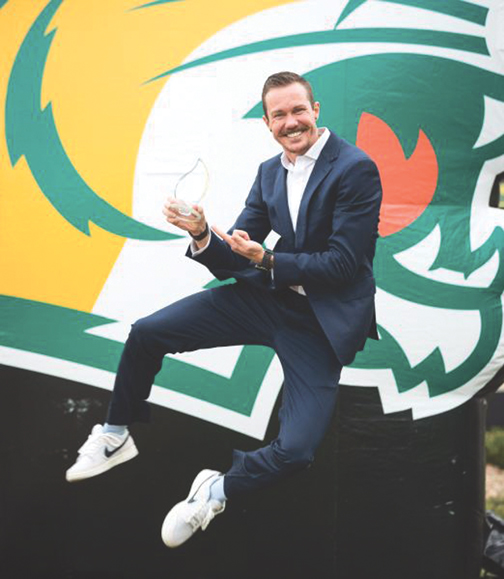 A rights trailblazer: Chris Mosier earns Northern Michigan University ...